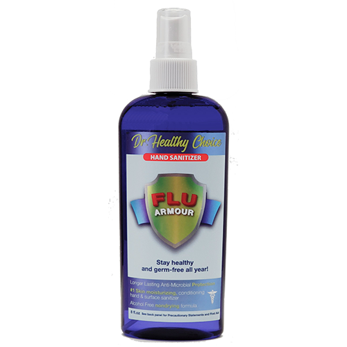 Flu Armour Hand Sanitizer – 8oz - Gtech Sport